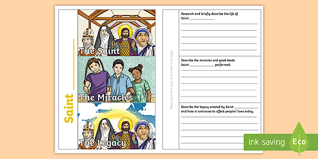 All Saints' Day Activity (teacher made) - Twinkl