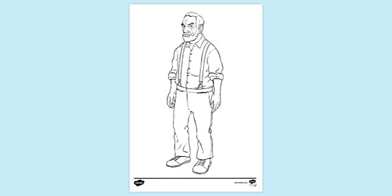 Tom Oakley Colouring | Colouring Sheet (Teacher-Made)