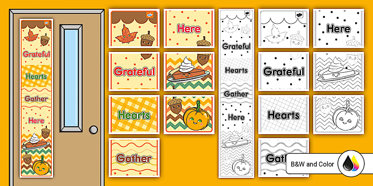 Thanksgiving Door Banner | Resource | Twinkl USA