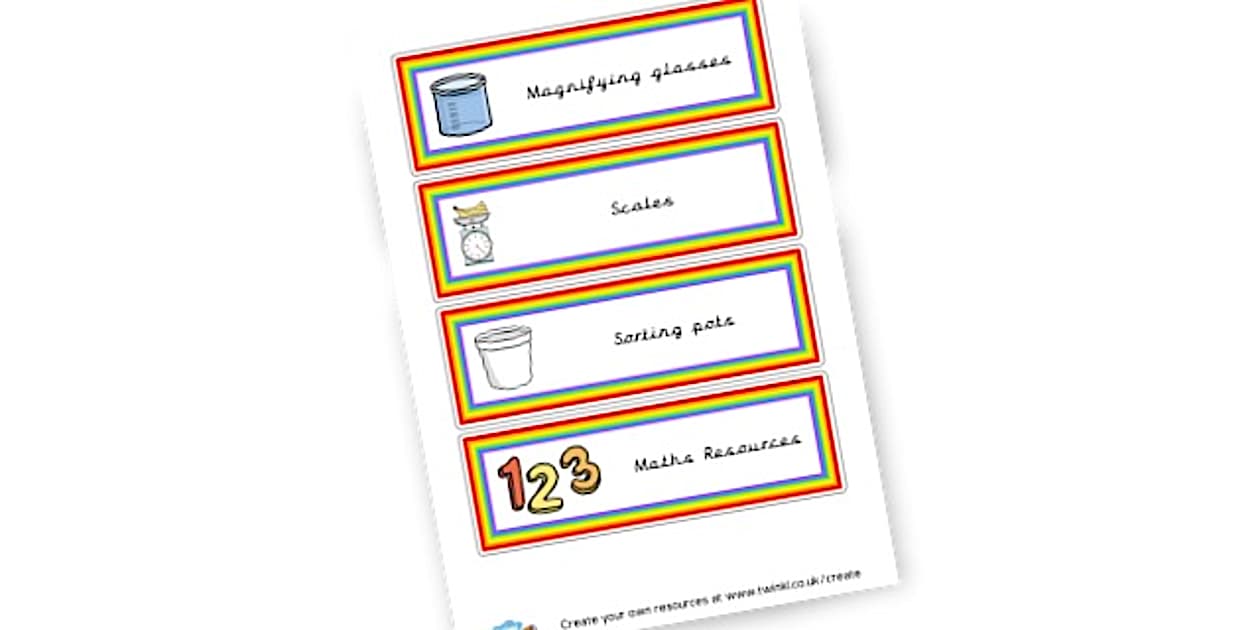 Labels (teacher made) - Twinkl