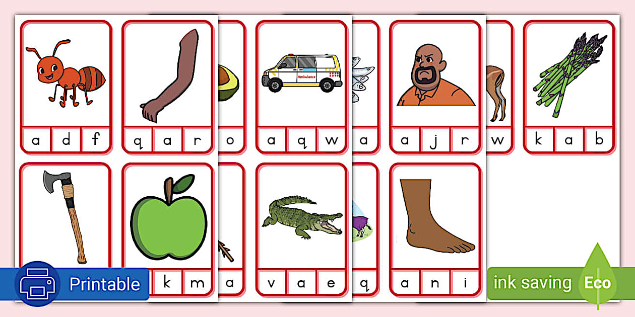Grade R Phonics: Letter a Peg Card (teacher made) - Twinkl