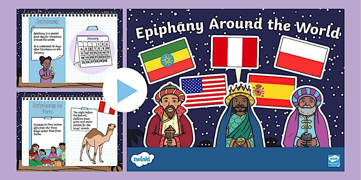 Epiphany Around the World KS1 PowerPoint (teacher made)