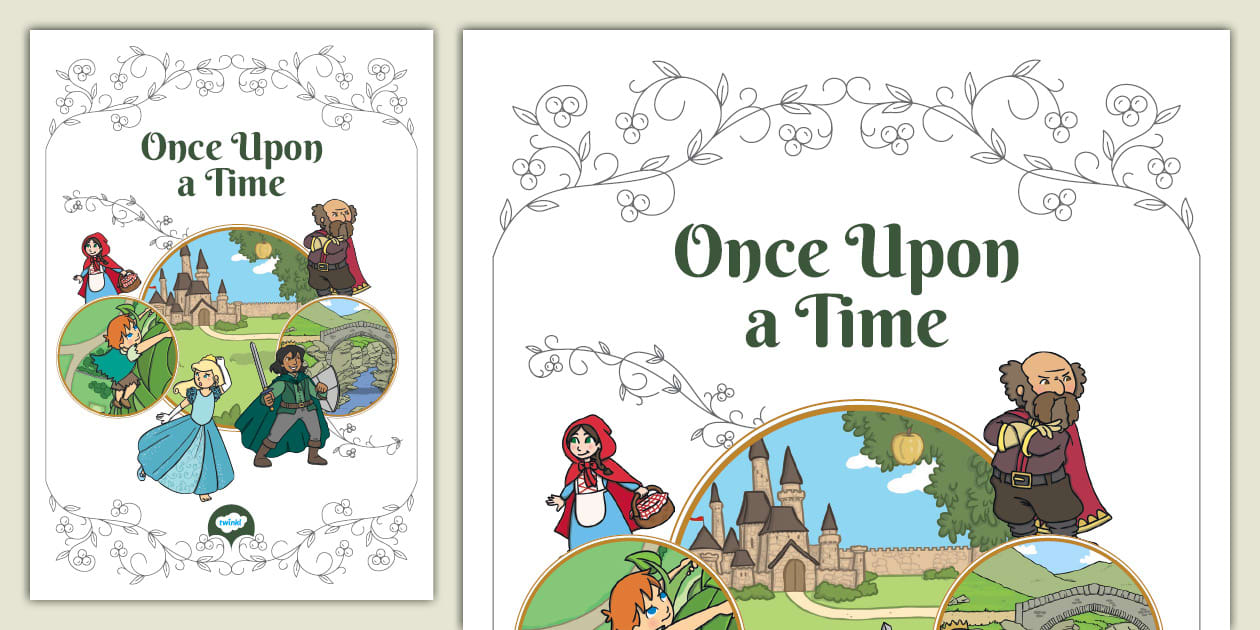 Traditional Tales Themed Once Upon a Time Display Poster