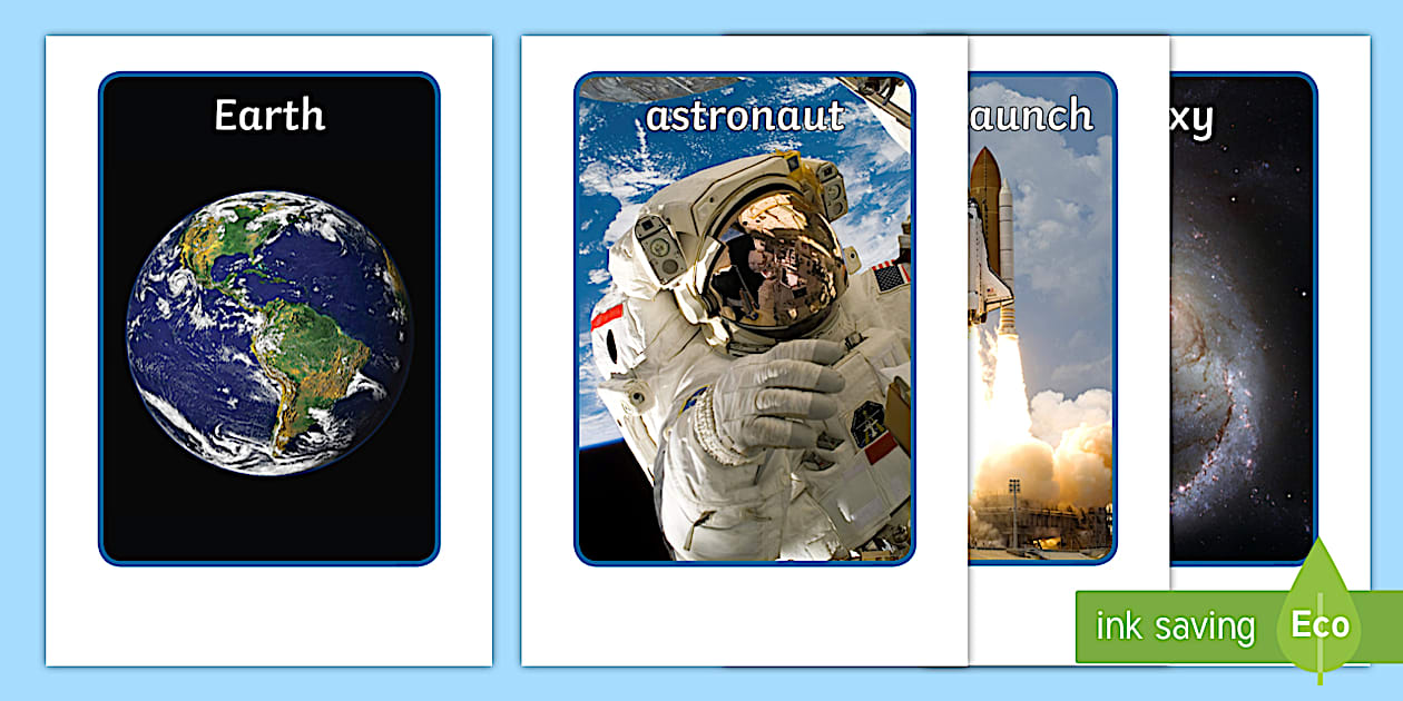 Space Display Photos (teacher made) - Twinkl