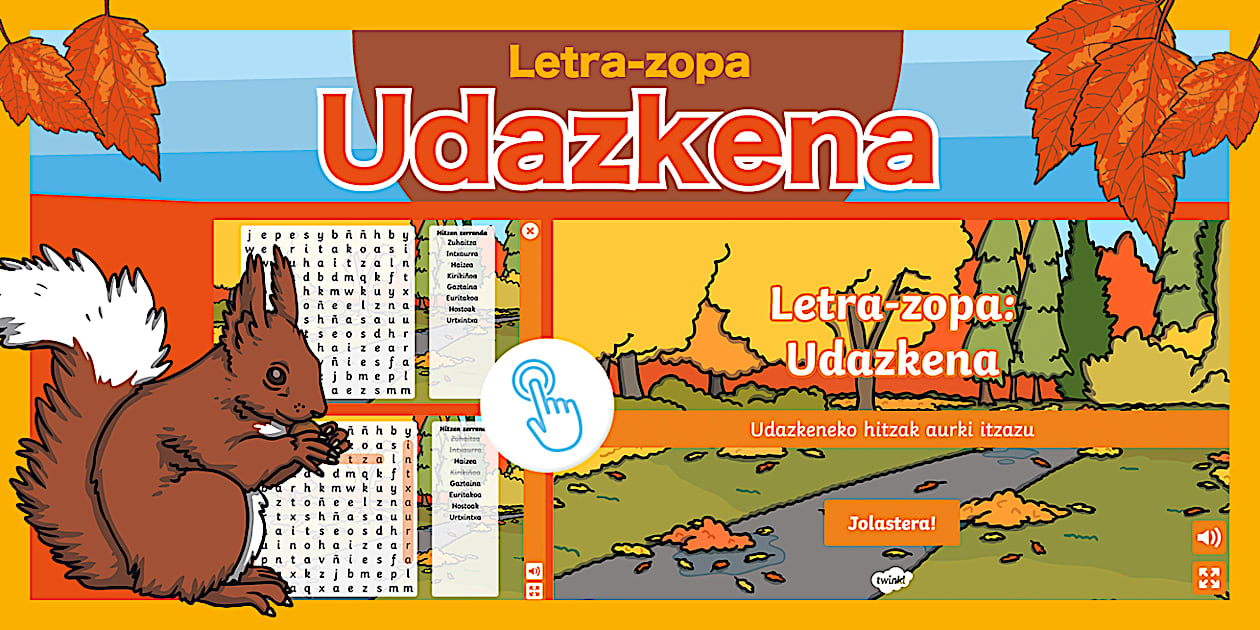 Letra-zopa: Udazkena