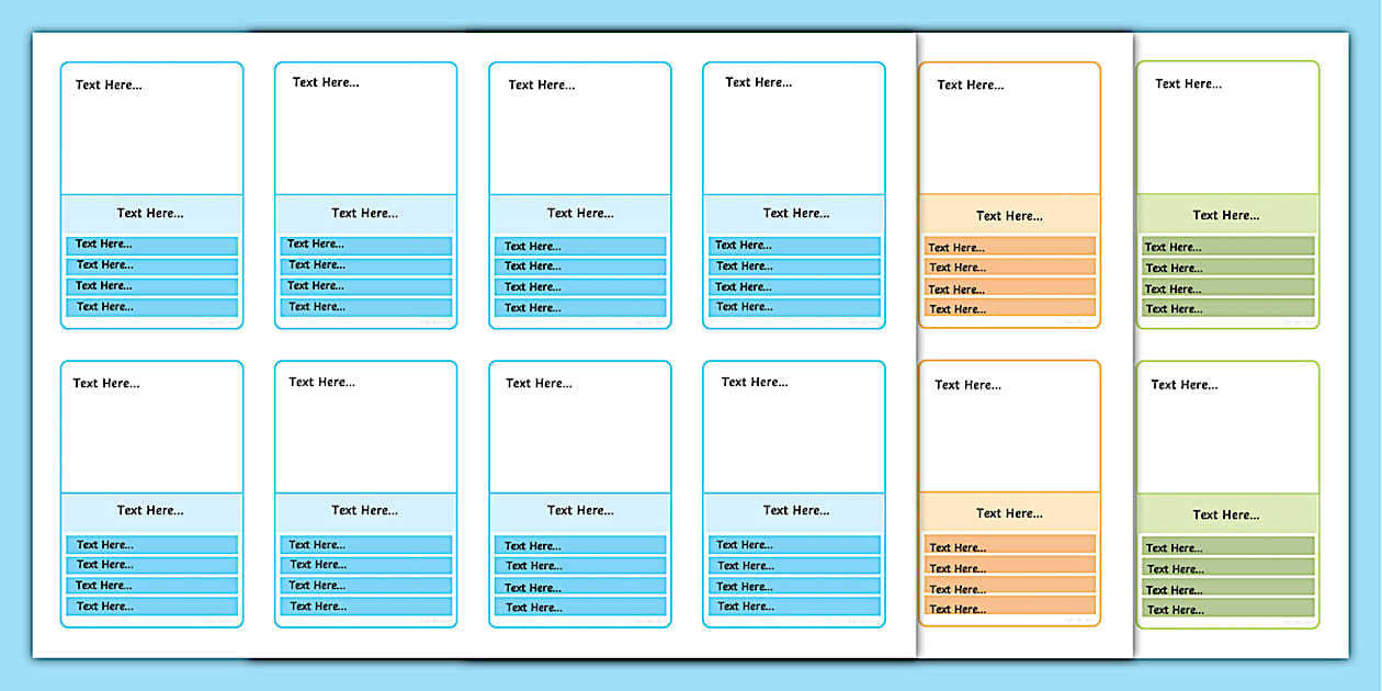 Create Your Own Top Trumps - Primary School (Teacher-Made)