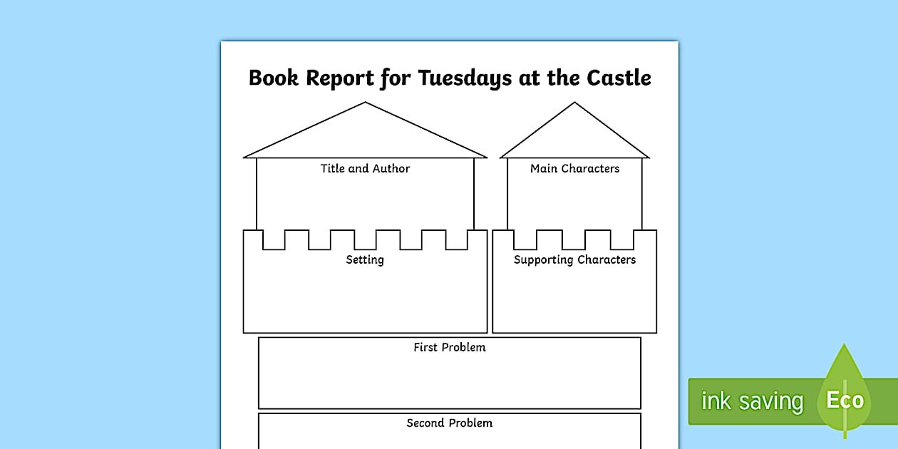 Tuesdays at the Castle Book Report (teacher made) - Twinkl