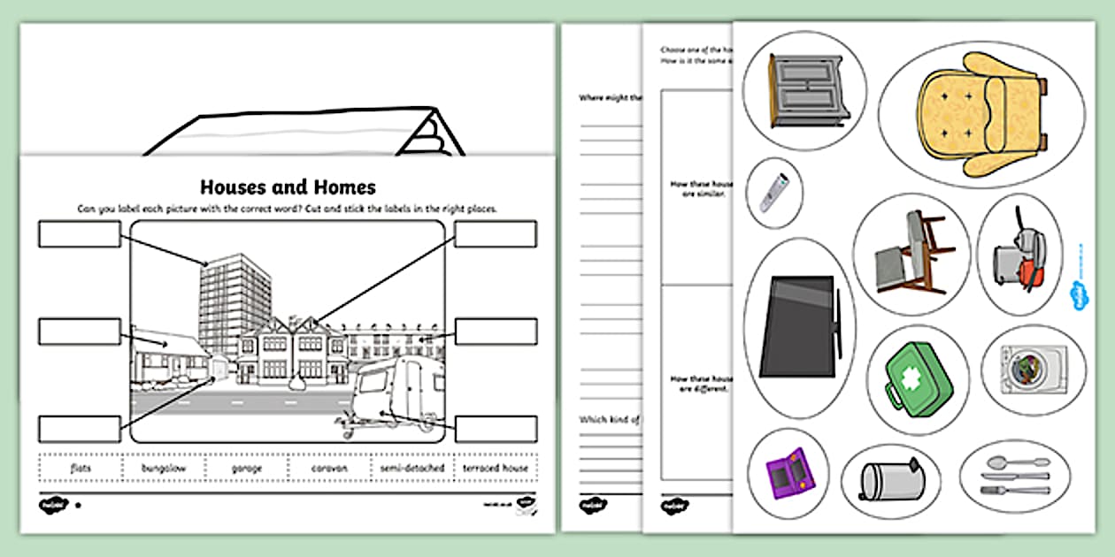 Geography First/Second Class Homes Pack 2 - Twinkl