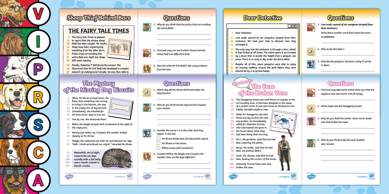 Teaching Short Stories: Mystery Stories Activity Pack