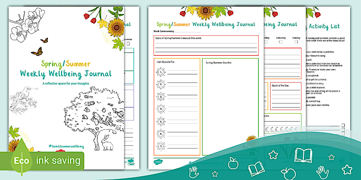 Spring/Summer Wellbeing Activity Checklist (Teacher-Made)