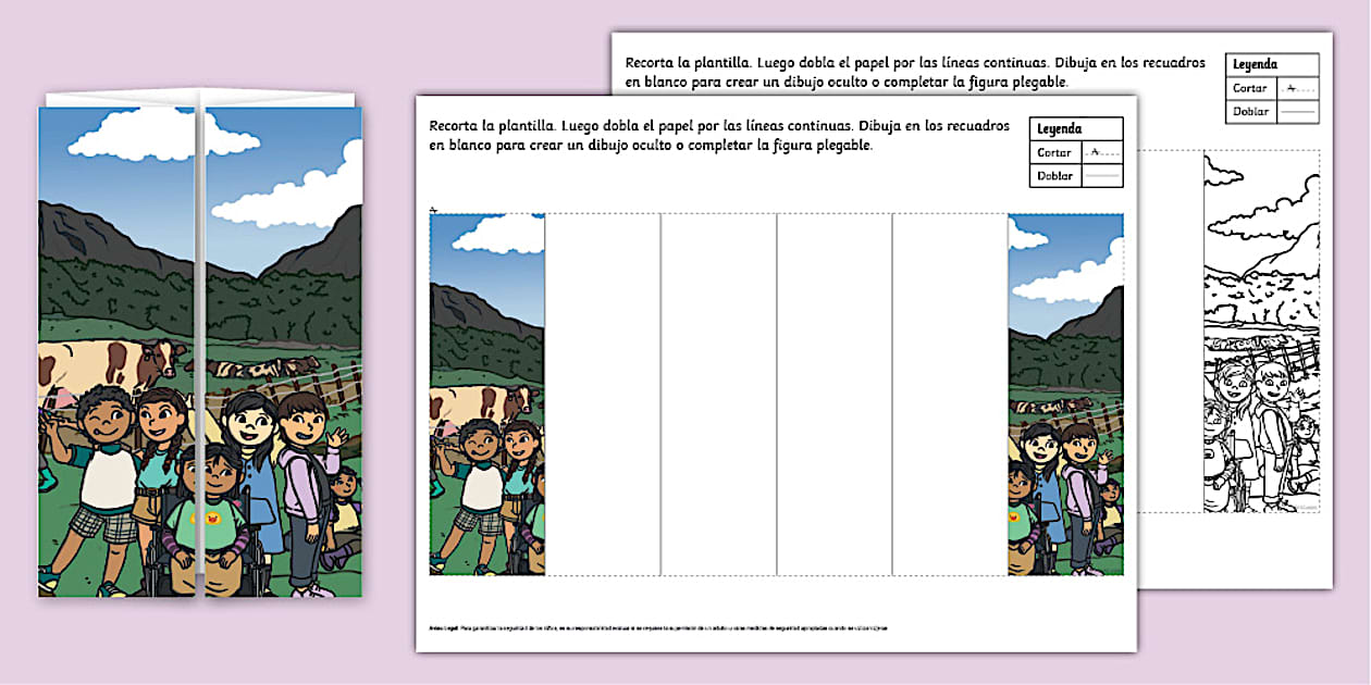 Foldable: La amistad (Teacher-Made) - Twinkl
