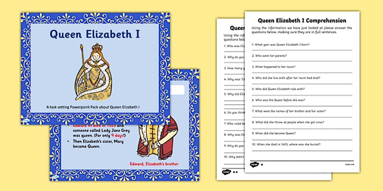 'Who was the Last Tudor Monarch?' Activity Pack