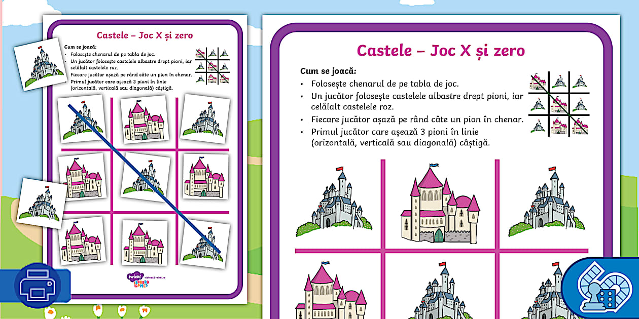 Castele – Joc X și zero