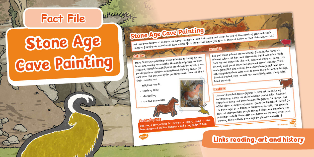 KS2 Stone Age Cave Painting Fact File