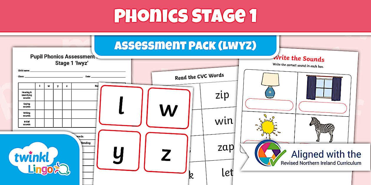 Phonics Stage 1 Assessment Pack (lwyz)