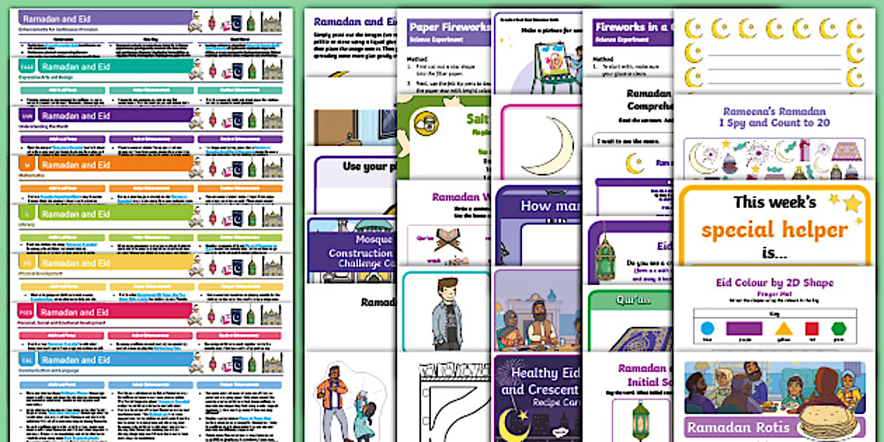 Ramadan and Eid Planning and Continuous Provision Resource Pack (Reception)