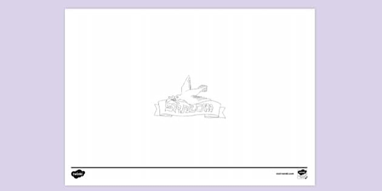 Shalom Colouring | KS1 Colouring Sheets | Twinkl - Twinkl
