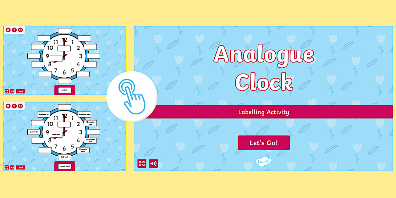 Analog Clock Labeling Activity (Teacher-Made) - Twinkl