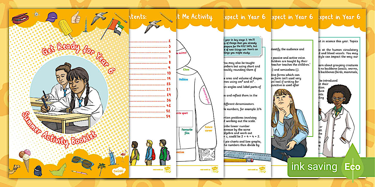 Ready for Year 6 Summer Work Booklet (teacher made) - Twinkl