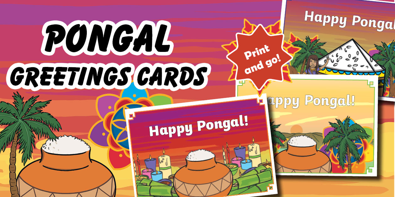 Pongal Greetings Cards
