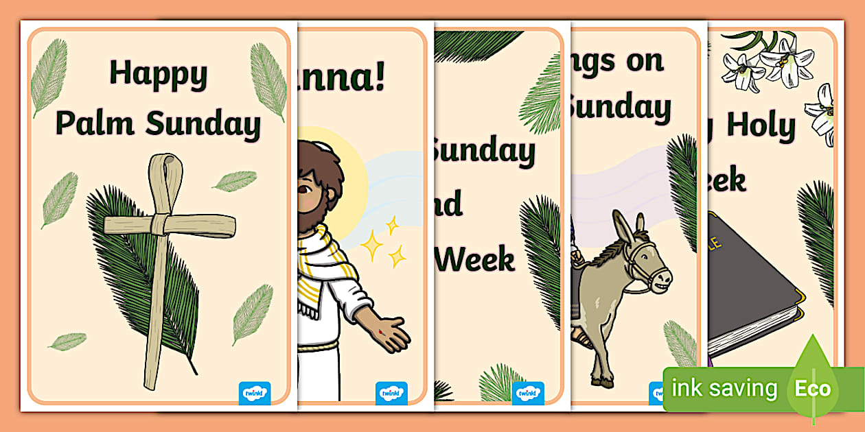Palm Sunday Picture Posters | Twinkl Events - Twinkl
