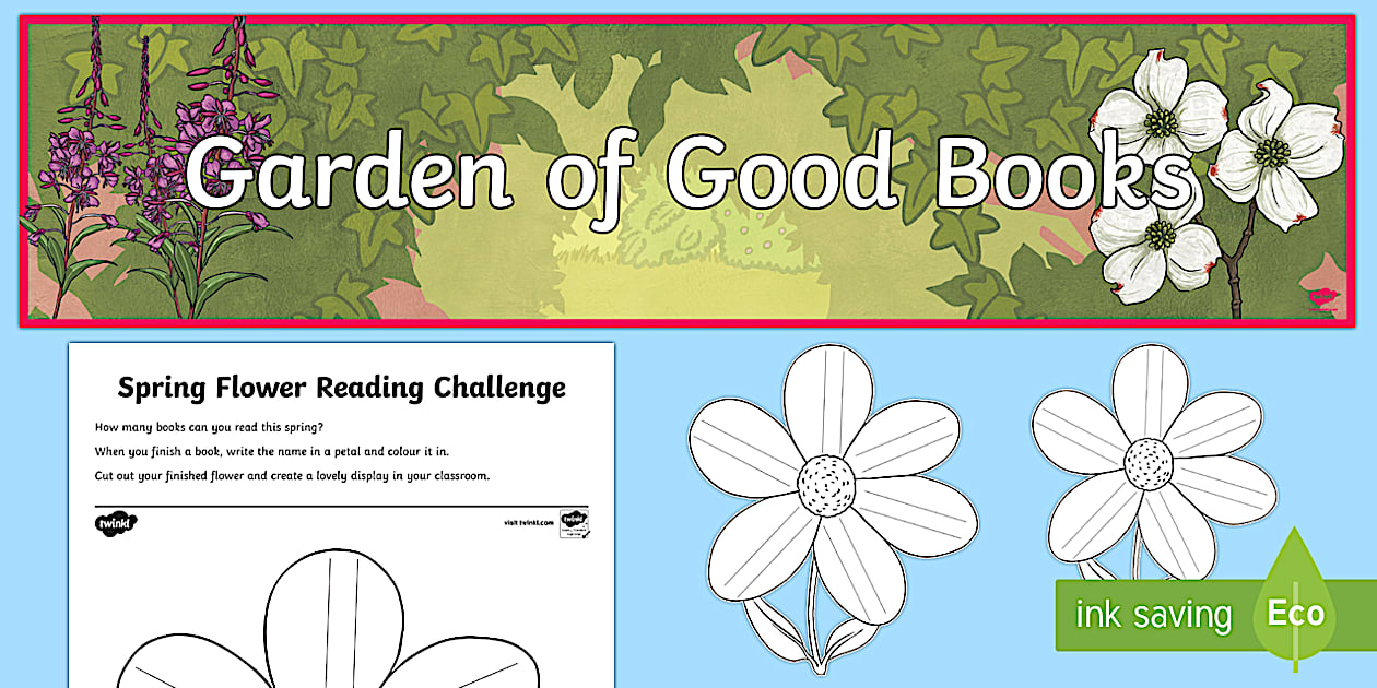 Garden of Good Books Display Pack (teacher made) - Twinkl
