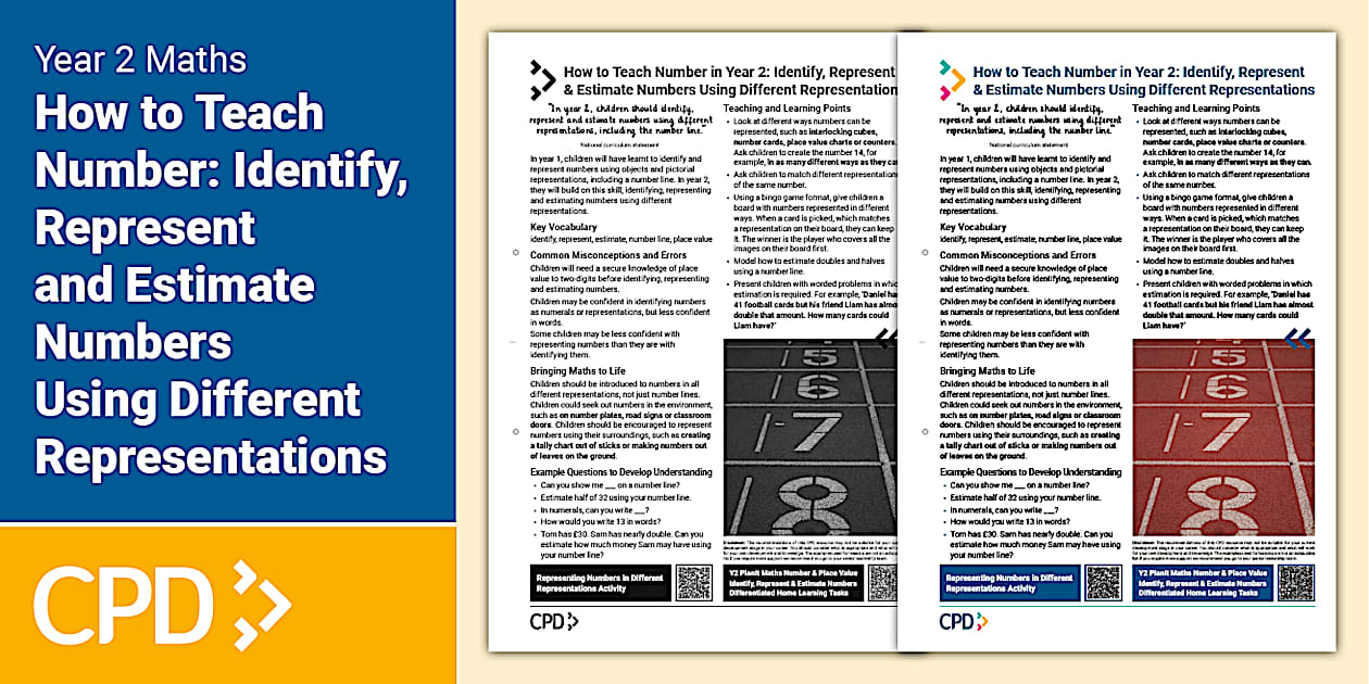 How to Teach Number in Year 2: Identify, Represent & Estimate Numbers Using