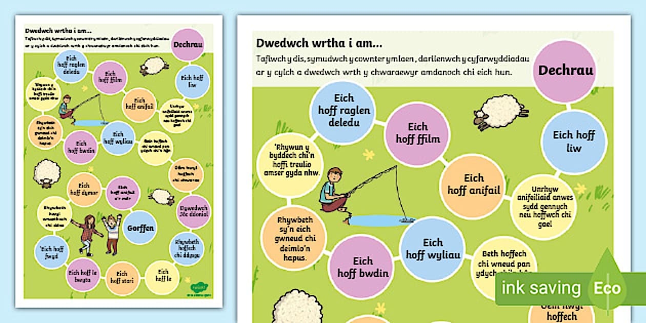 Getting to Know You Welsh Board Game | Welsh Resources