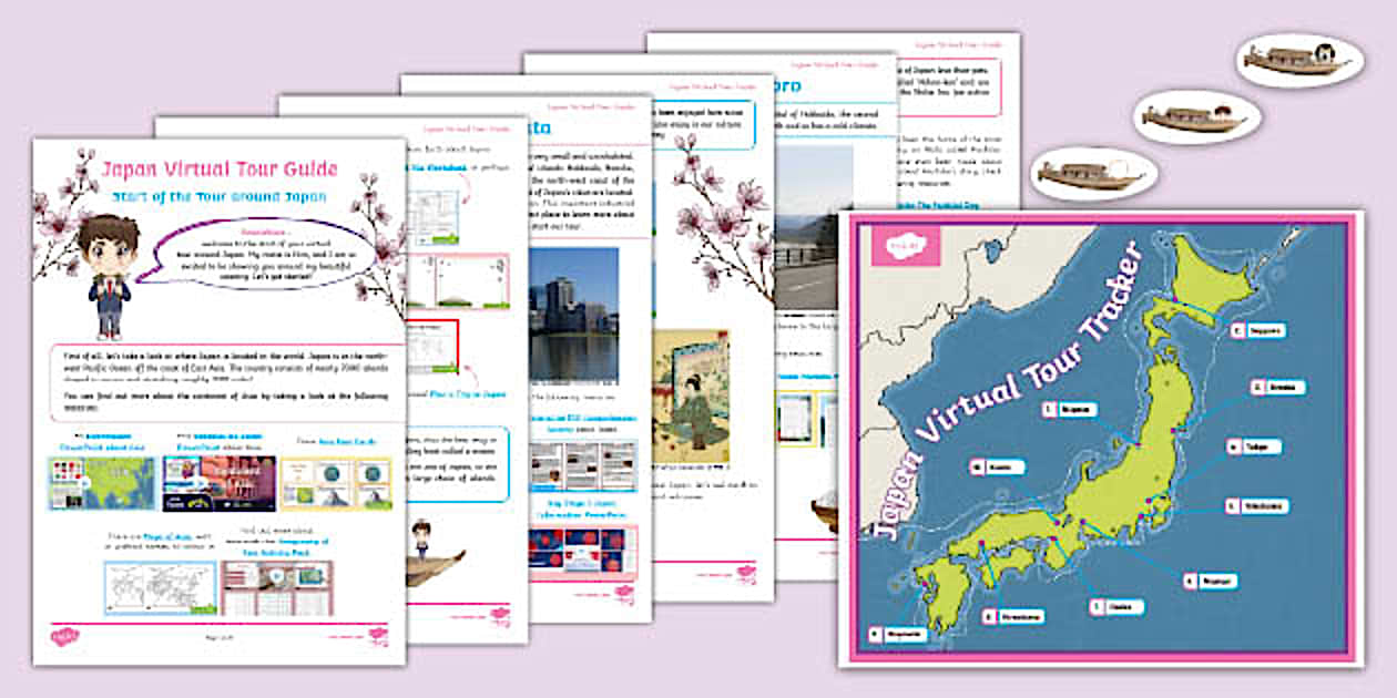 Virtual Japan Guidebook & Tracker | Learning Fun Activities