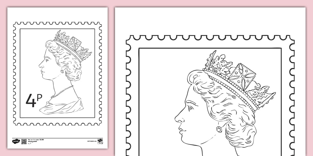 Postage Stamp Colouring Sheet | Colouring Sheets