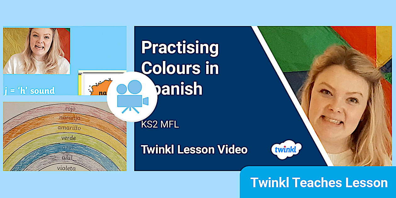 👉 Spanish Colours Video Lesson 2 | KS2 (Ages 7-11) Languages