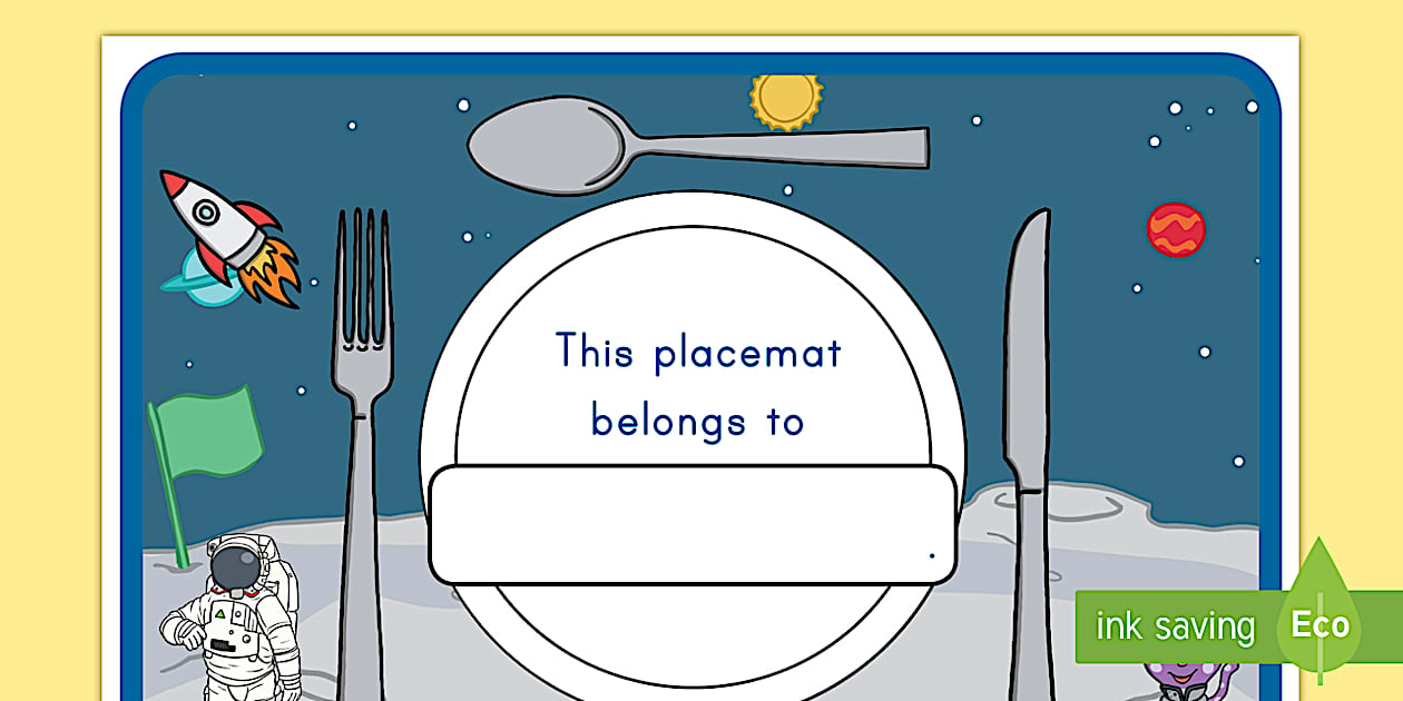 Classroom Space Desk Mat | Space Printables | Twinkl USA