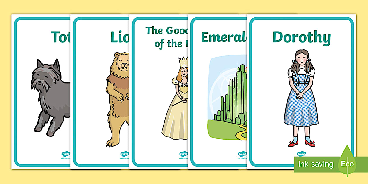 Wizard of Oz Display Posters (teacher made) - Twinkl