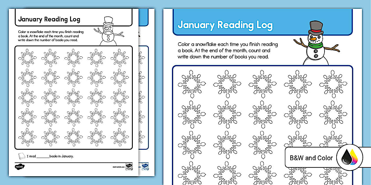 December Reading Log (teacher made) - Twinkl