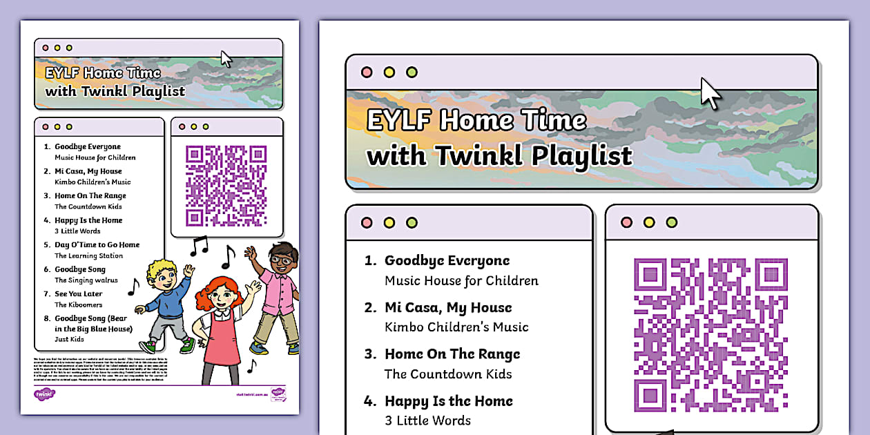 EYLF Home Time with Twinkl Playlist (teacher made) - Twinkl