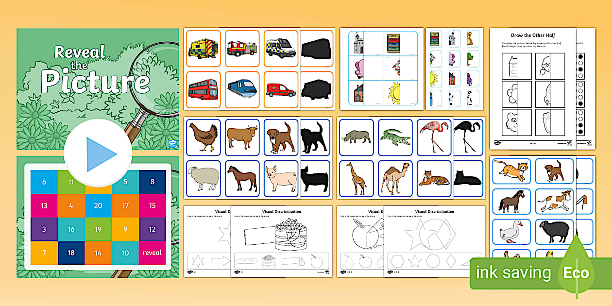 Visual Closure Support Pack (Teacher-Made) - Twinkl