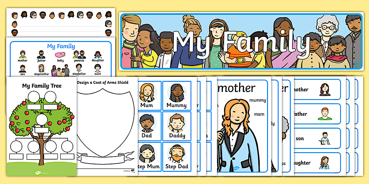 My Family KS1 Lesson Plan Ideas and Resource Pack - Twinkl