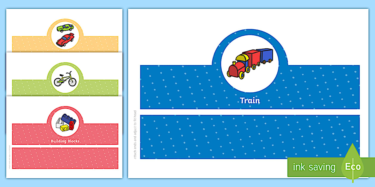 Toys Headband Oral Language Game (teacher made) - Twinkl