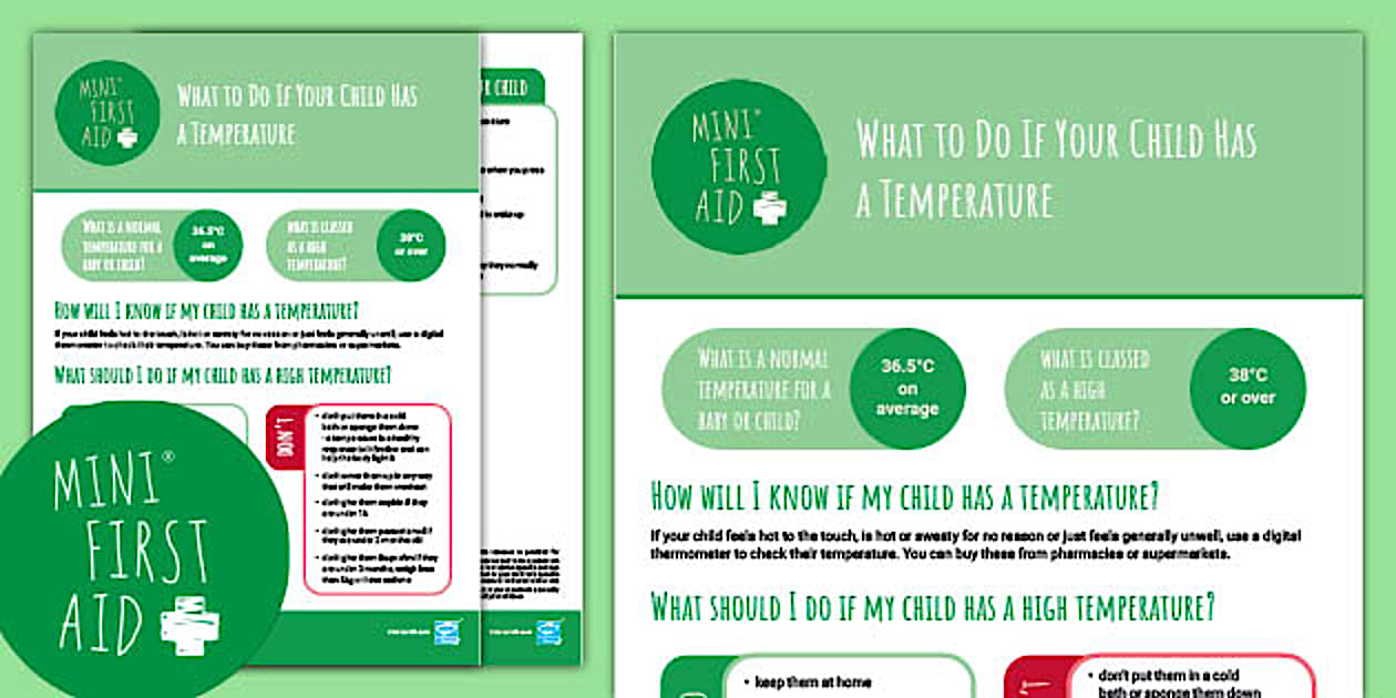 Mini First Aid: What to Do If Your Child Has a Temperature