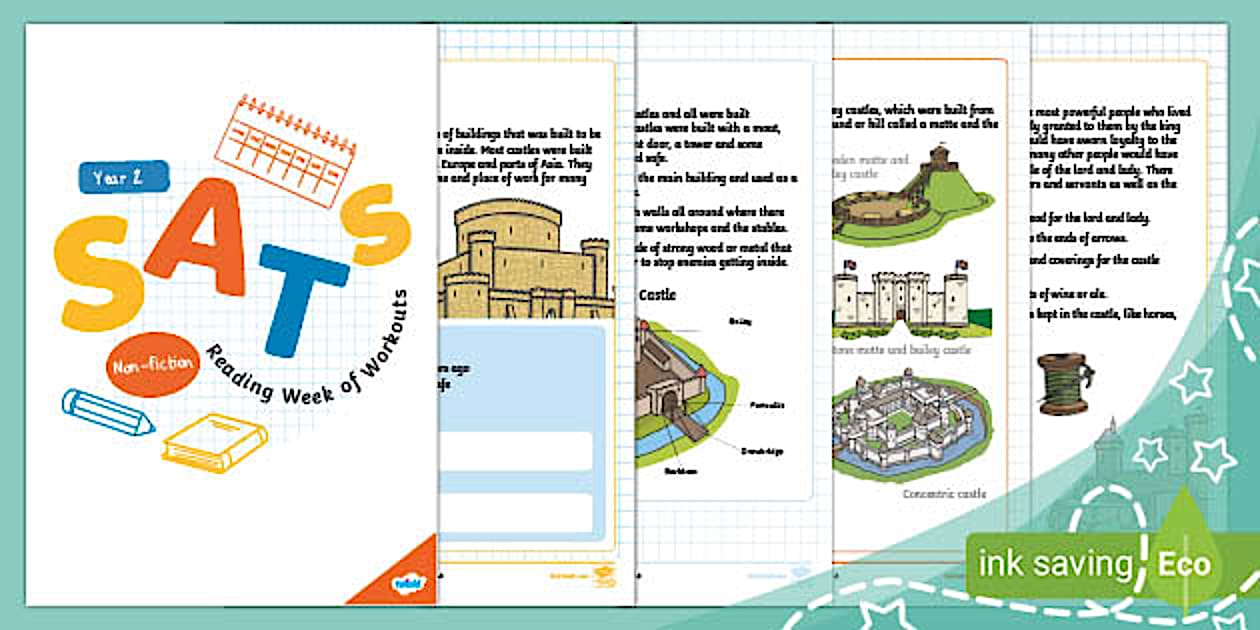 Year 2 SATs Non-Fiction Reading Week of Workouts - Twinkl