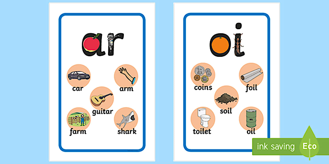 ar, oi, oo, or, ur Phonics IKEA Tolsby/Fiestad Frame