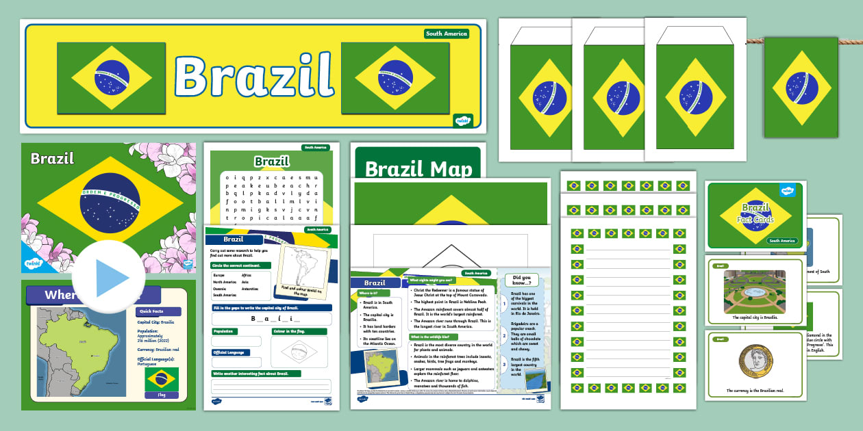 KS1 Brazil Activity Pack | Geography Resources - Twinkl