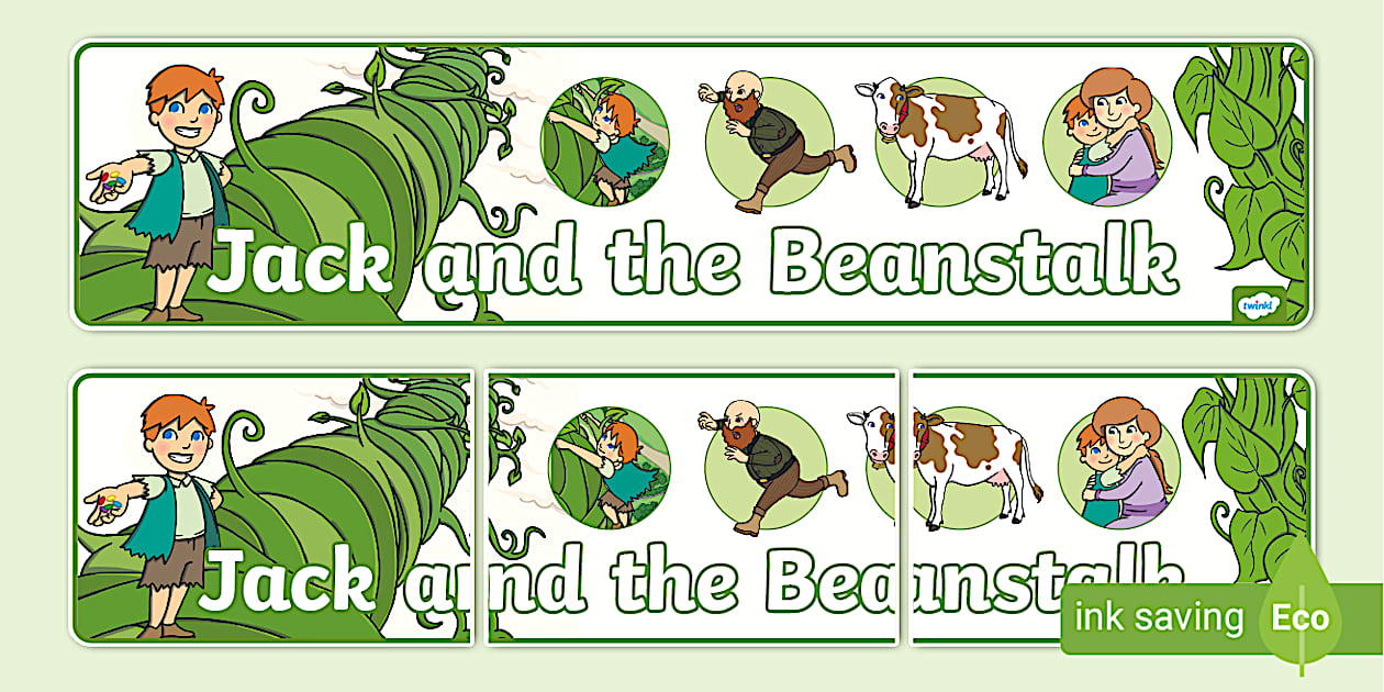Jack and the Beanstalk Display Banner (teacher made)
