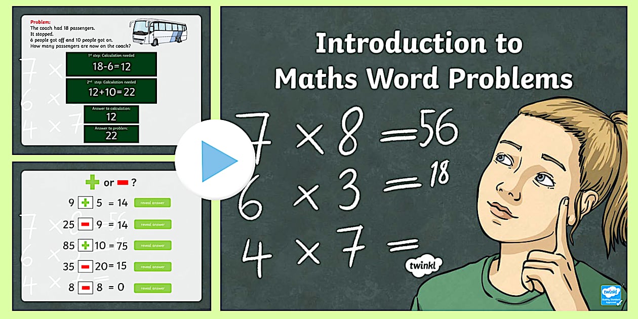 Word Problems PowerPoint Year 2 - 6 | Twinkl Resources