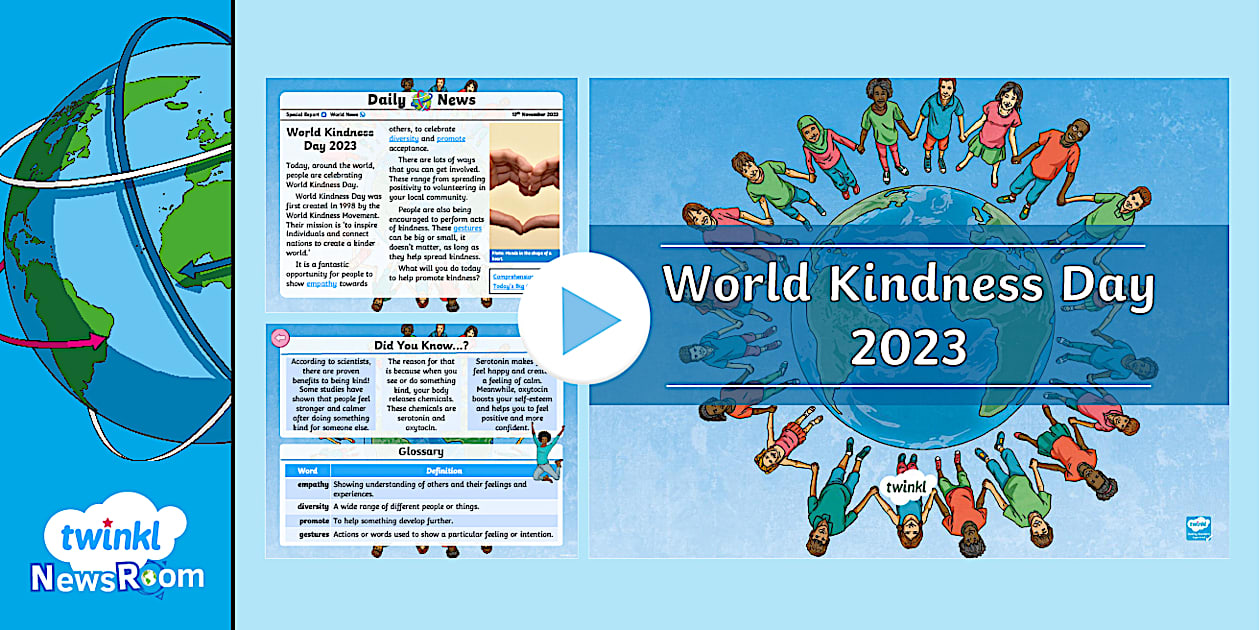 World Kindness Day 2023 | Twinkl NewsRoom (Teacher-Made)