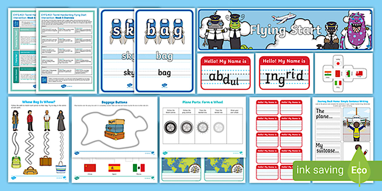 Free Printable Handwriting Worksheets: Taster Pack - Twinkl