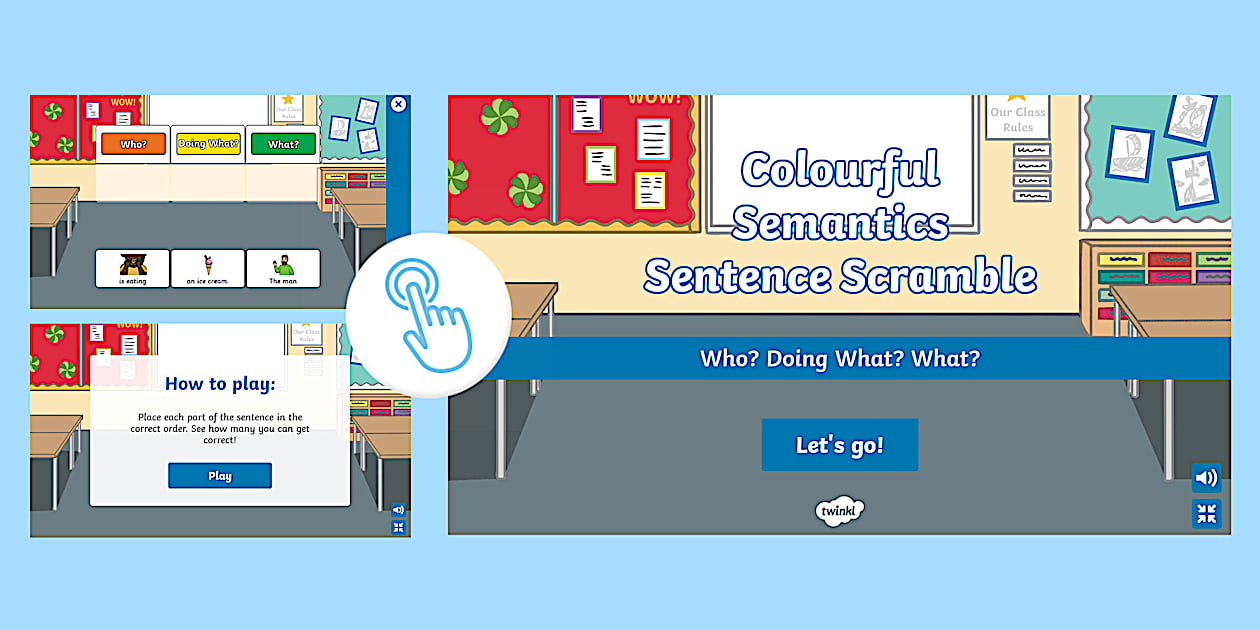 Colourful Semantics Interactive Game