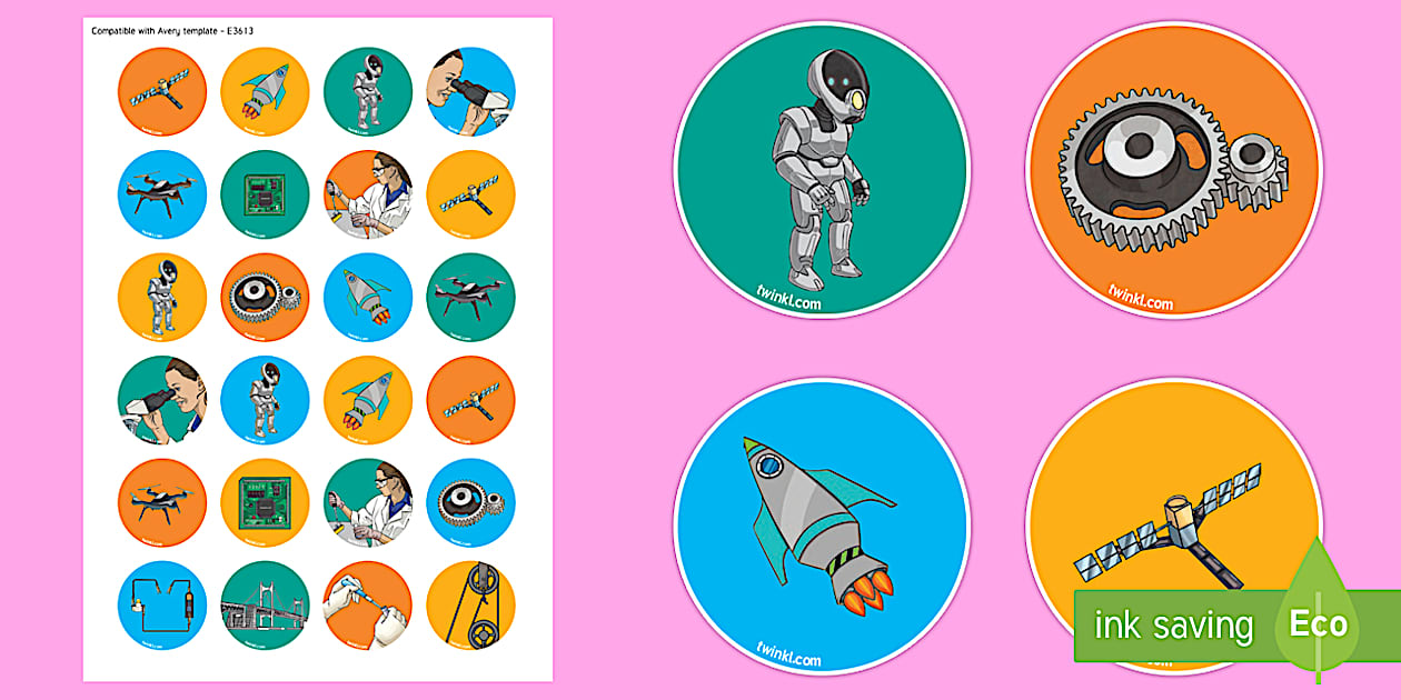 Engineering Week Stickers (teacher made) - Twinkl