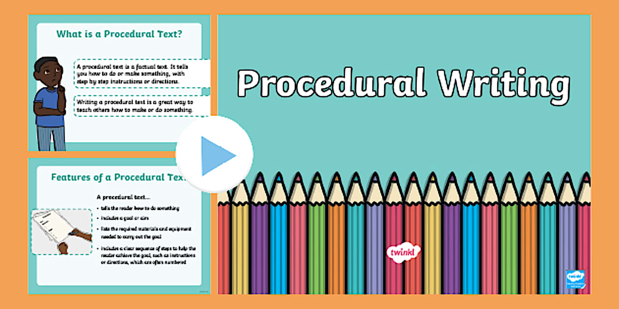 Procedural Writing PowerPoint | Teaching Resources - Twinkl