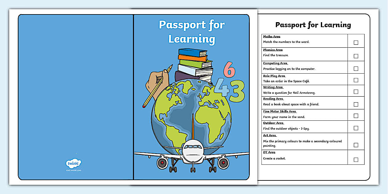 KS1 Passport for Learning - Classroom Continuous Provision